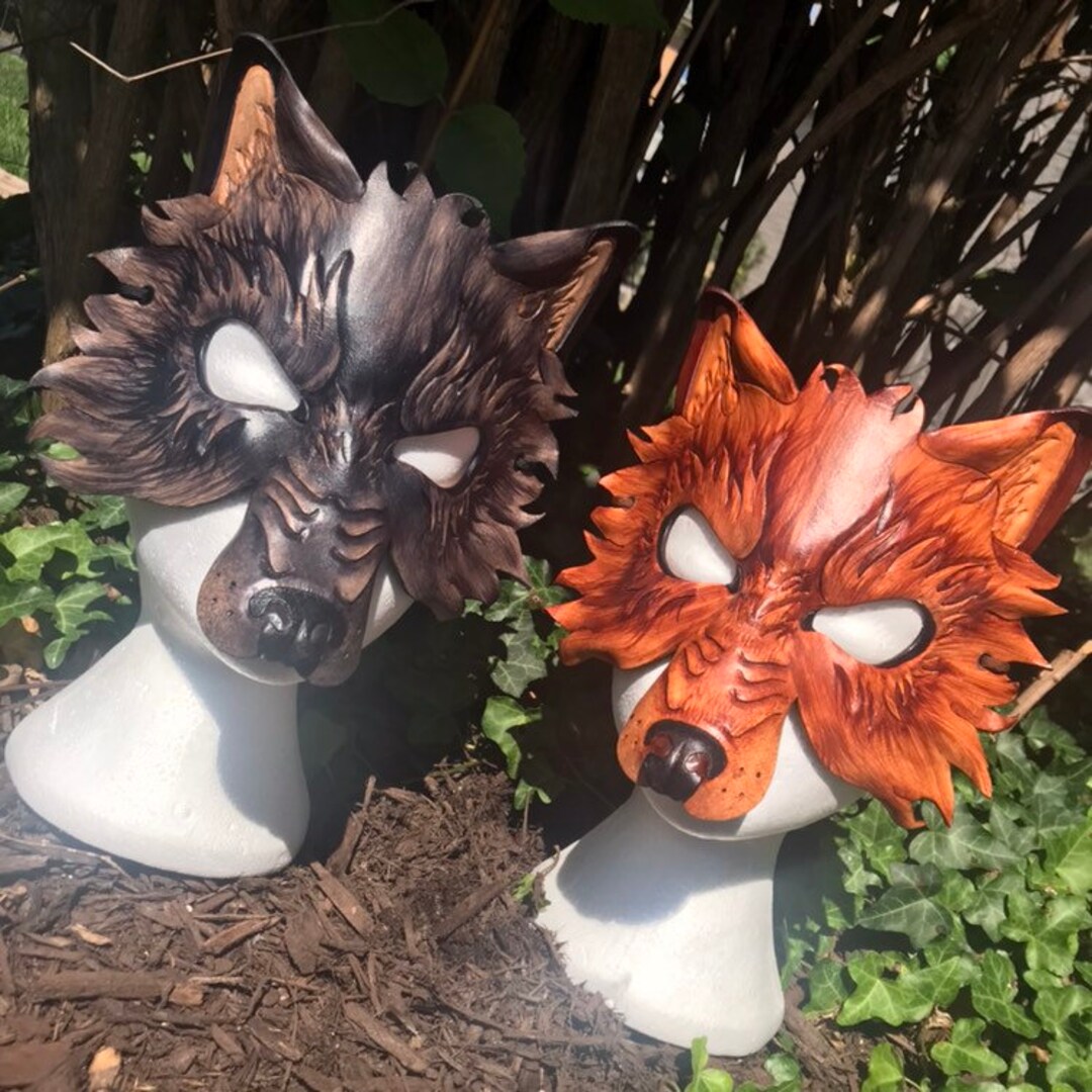 Wolf Mask With Full Snout - Etsy