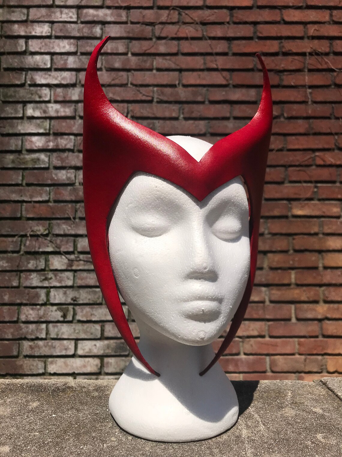 Superhero/villain Leather Headpiece Crown - Etsy