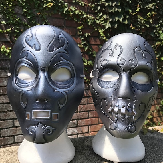 Leather Dark Wizard Full Face Mask | Etsy