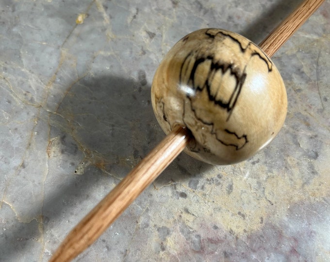 Medieval Style Spindle for Spinning Wool in Spalted Maple - Etsy