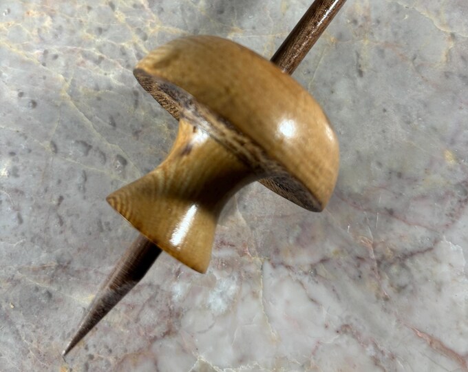 Mushroom-shaped Drop Spindle for Spinning in Repurposed Oak - Etsy
