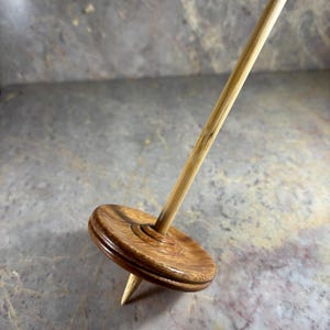 Bottom-weighted Munchkin Drop Spindle for Spinning in Scrap Mystery ...