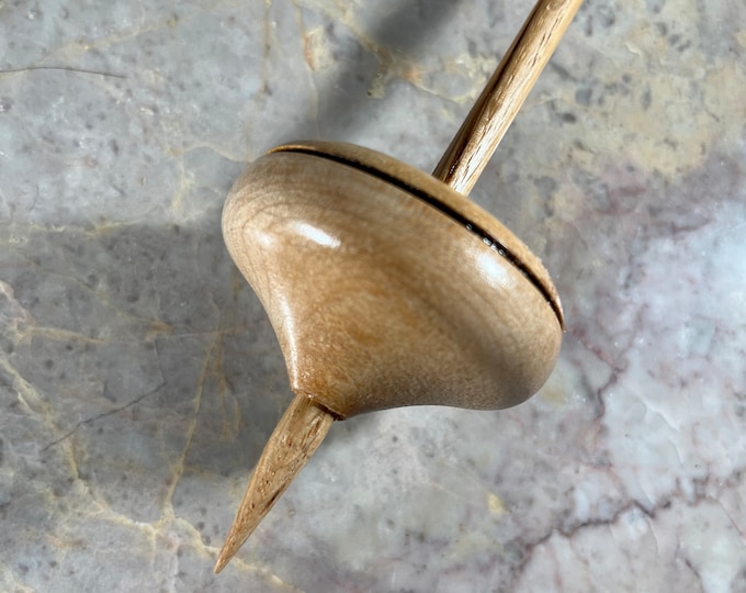 Medieval Style Drop Spindle for Spinning Wool in Upcycled Maple - Etsy