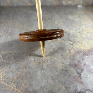Bottom-weighted Munchkin Drop Spindle for Spinning in Scrap Mystery ...