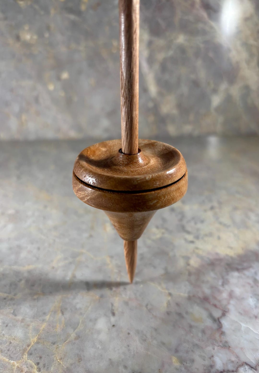 Conical Support or Drop Spindle for Spinning Wool and Other Fibers in ...