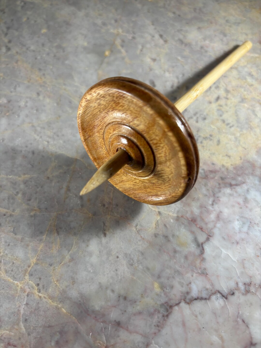 Bottom-weighted Munchkin Drop Spindle for Spinning in Scrap Mystery ...