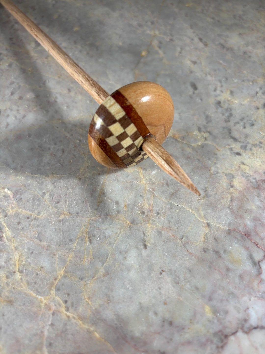 Medieval Style Drop Spindle With Double Points for Spinning Wool in ...