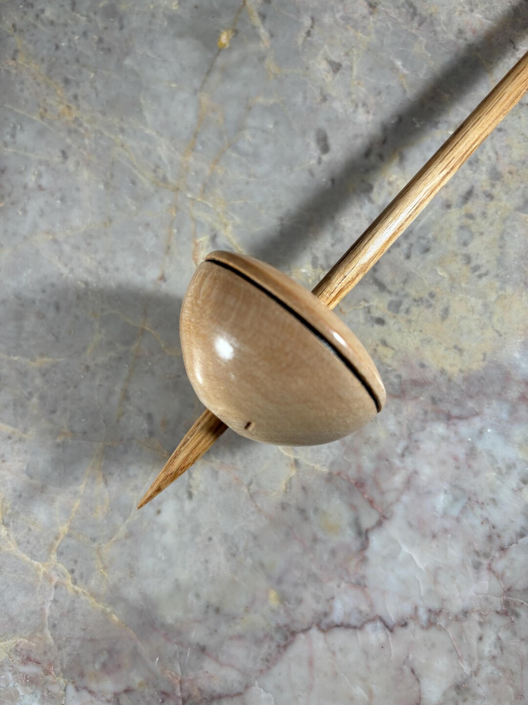 Medieval Style Drop Spindle for Spinning Wool in Soft Maple - Etsy