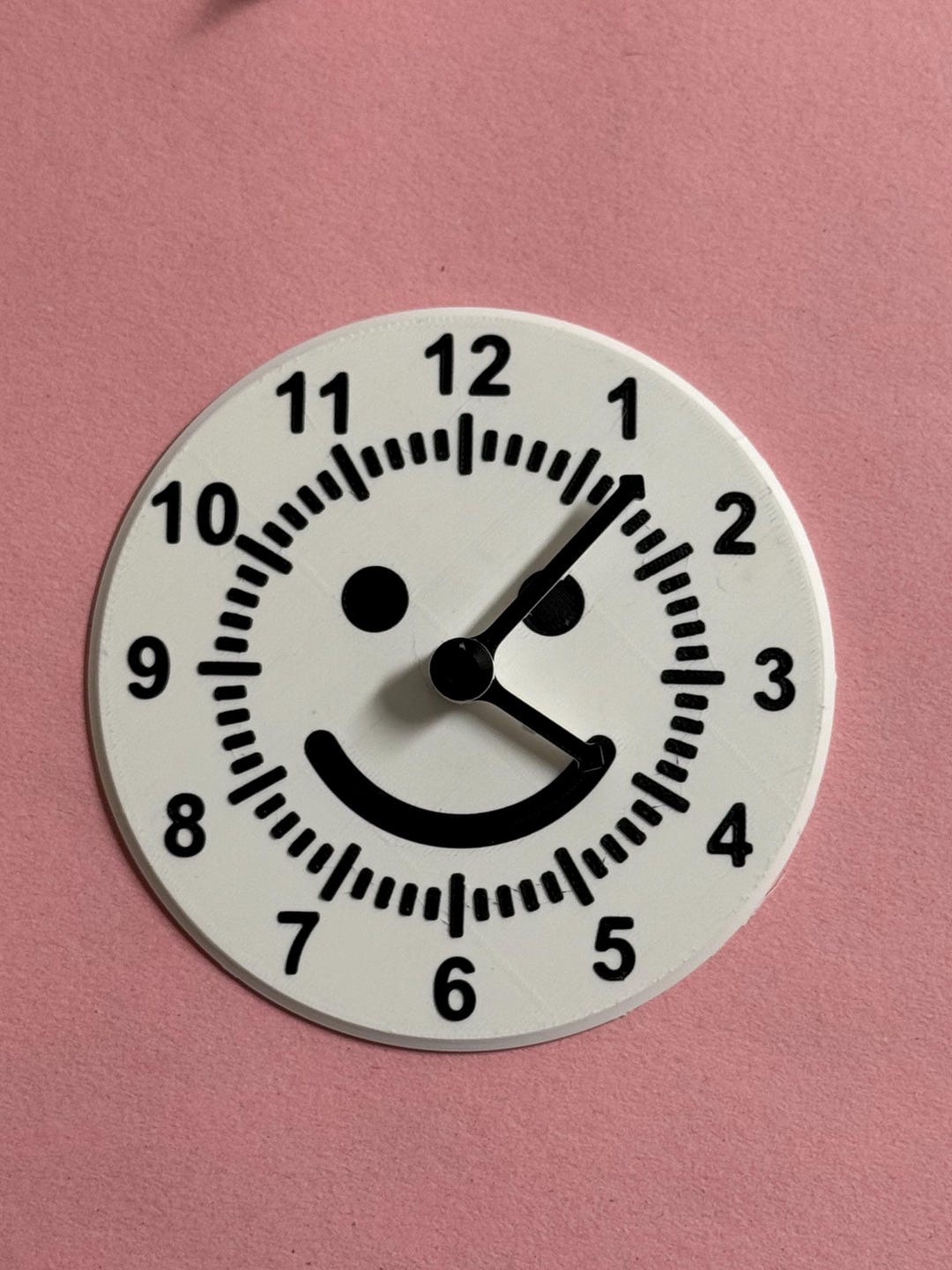 Smiley Face Clock Learning Manipulative - Etsy