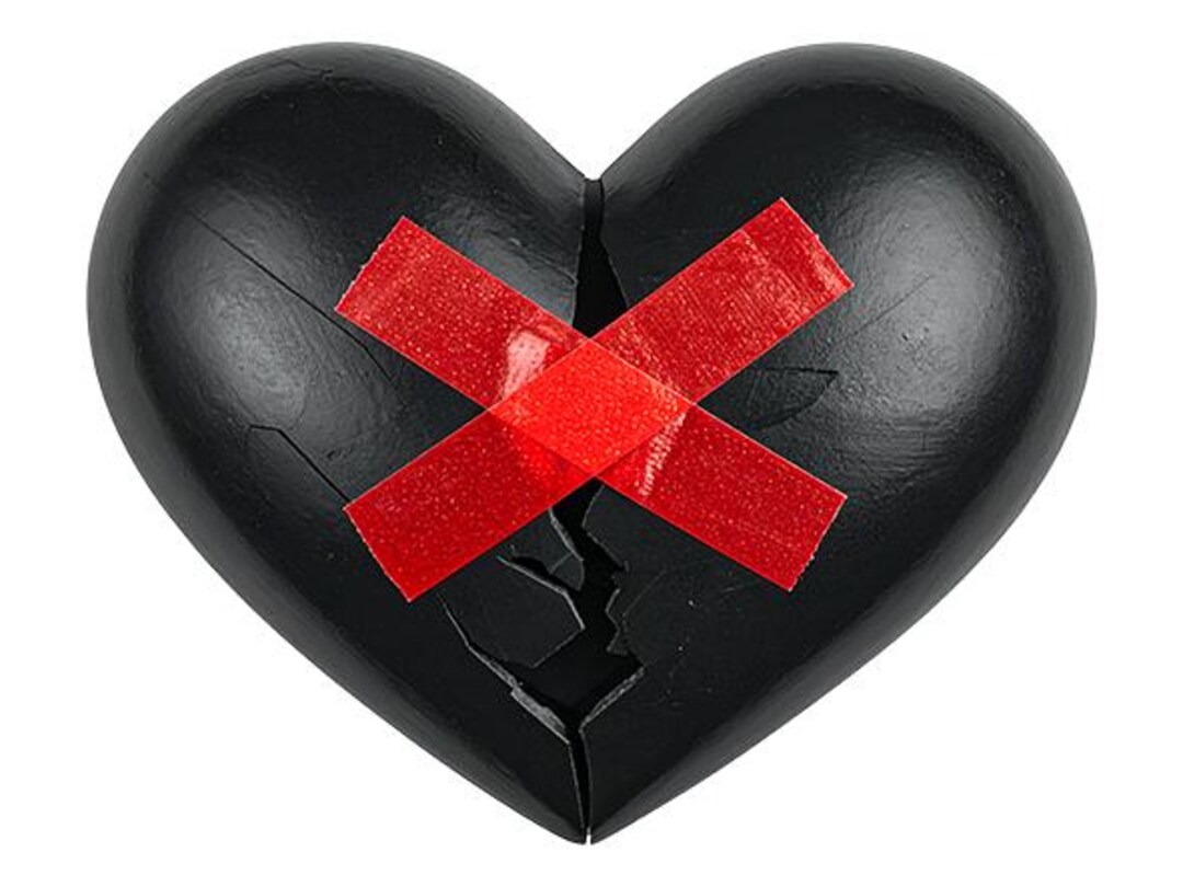Broken Heart PNG Instant Download Transparent Background | Sublimation ...
