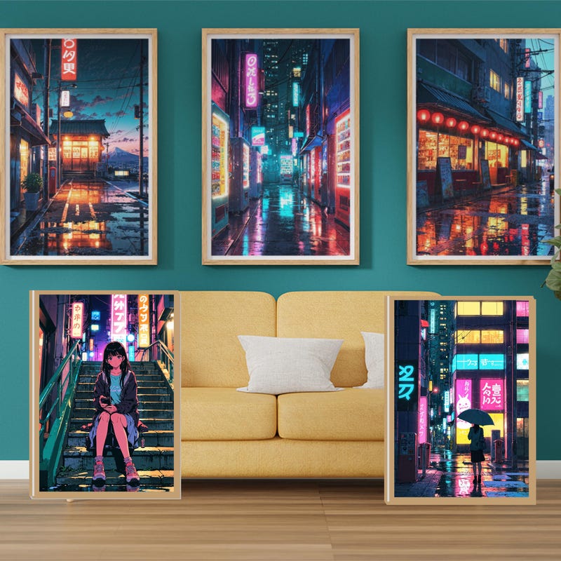 90s Tokyo Print - Etsy