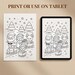 Santa & Friends Kawaii Christmas Coloring Book | Cute Holiday Coloring ...
