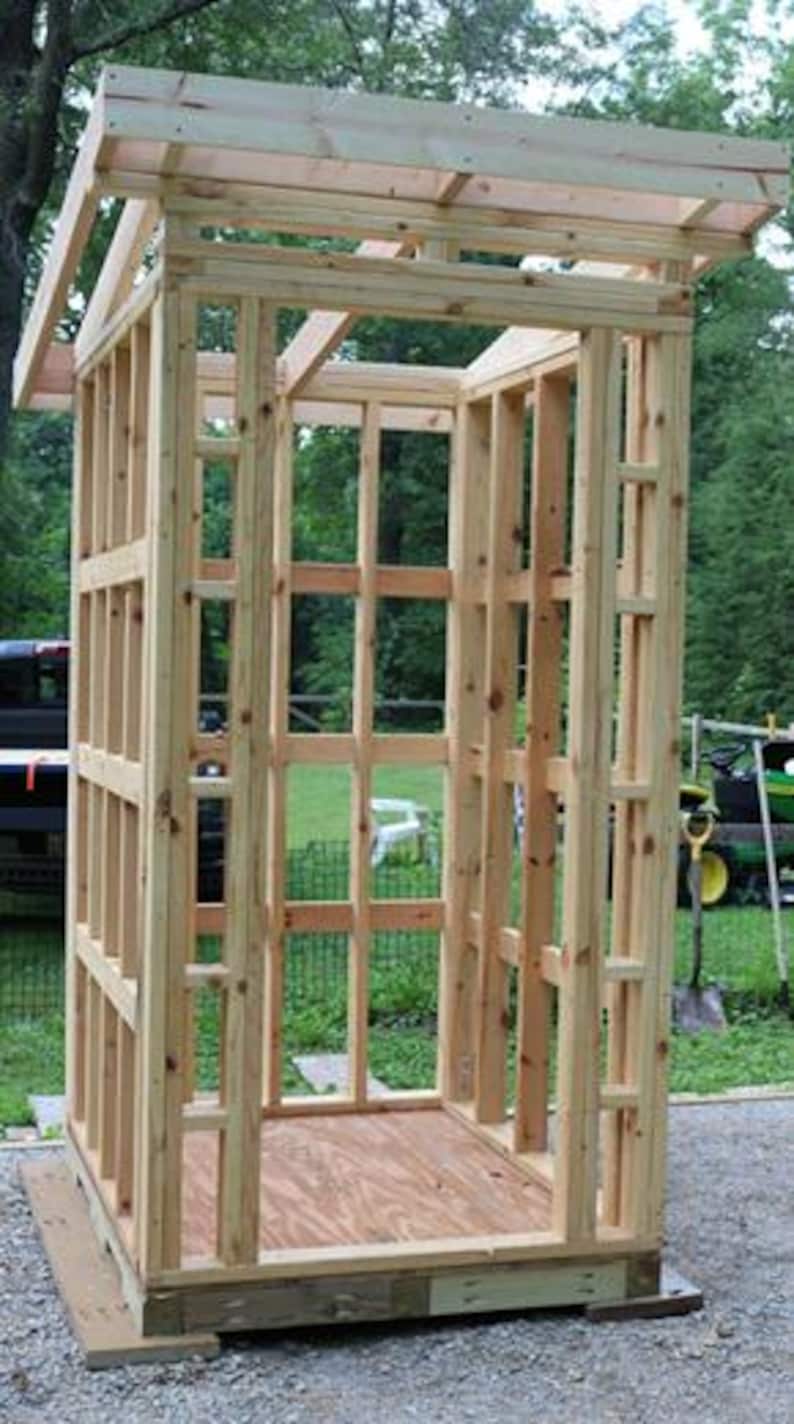 Movable Garden Shed Plan - Etsy