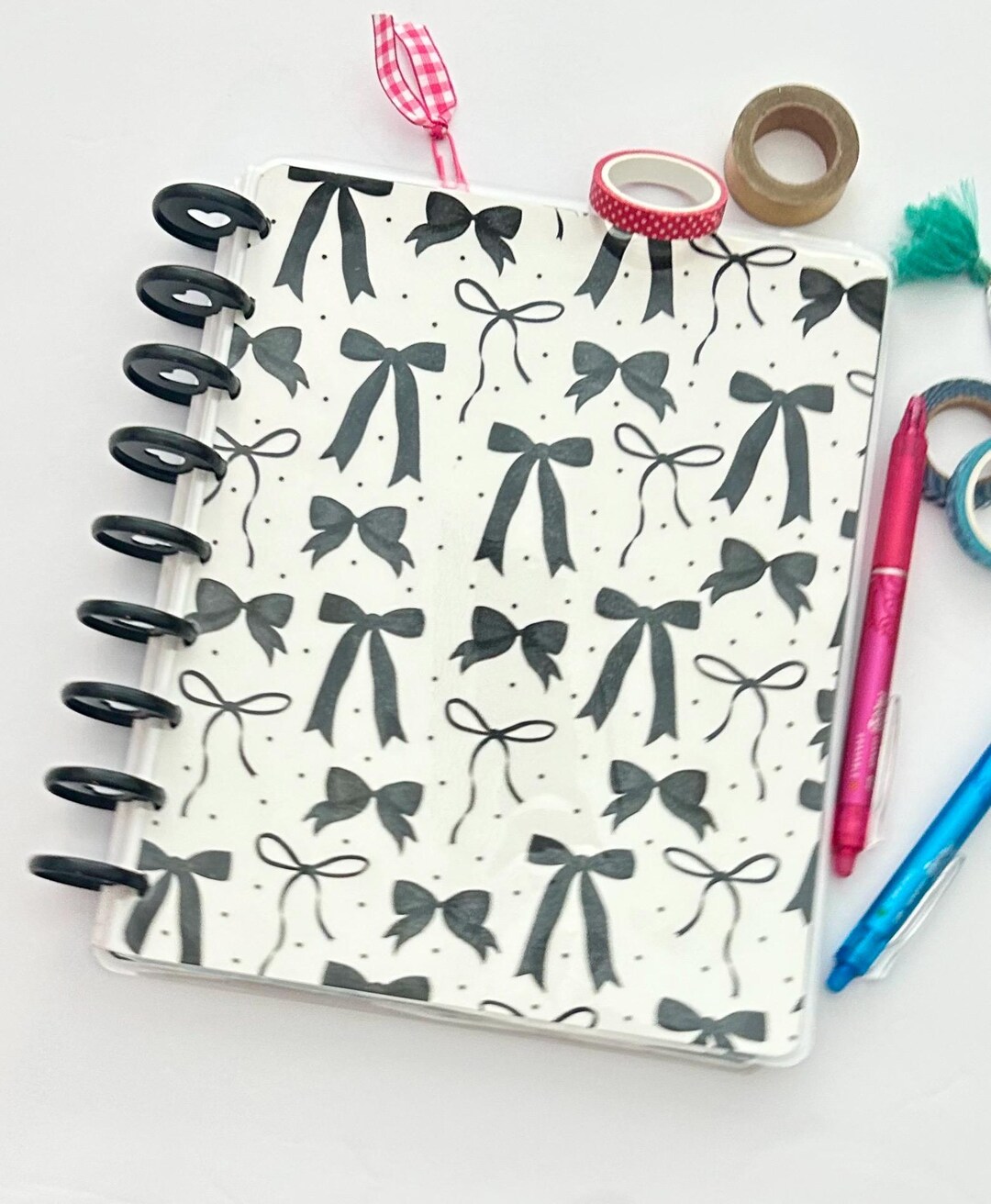 Handmade Disc Journal Cover With Coordinating Discs • Boho Planner ...