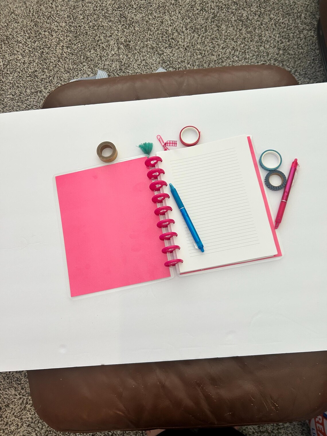 Handmade Disc Journal Cover With Coordinating Discs • Boho Planner ...
