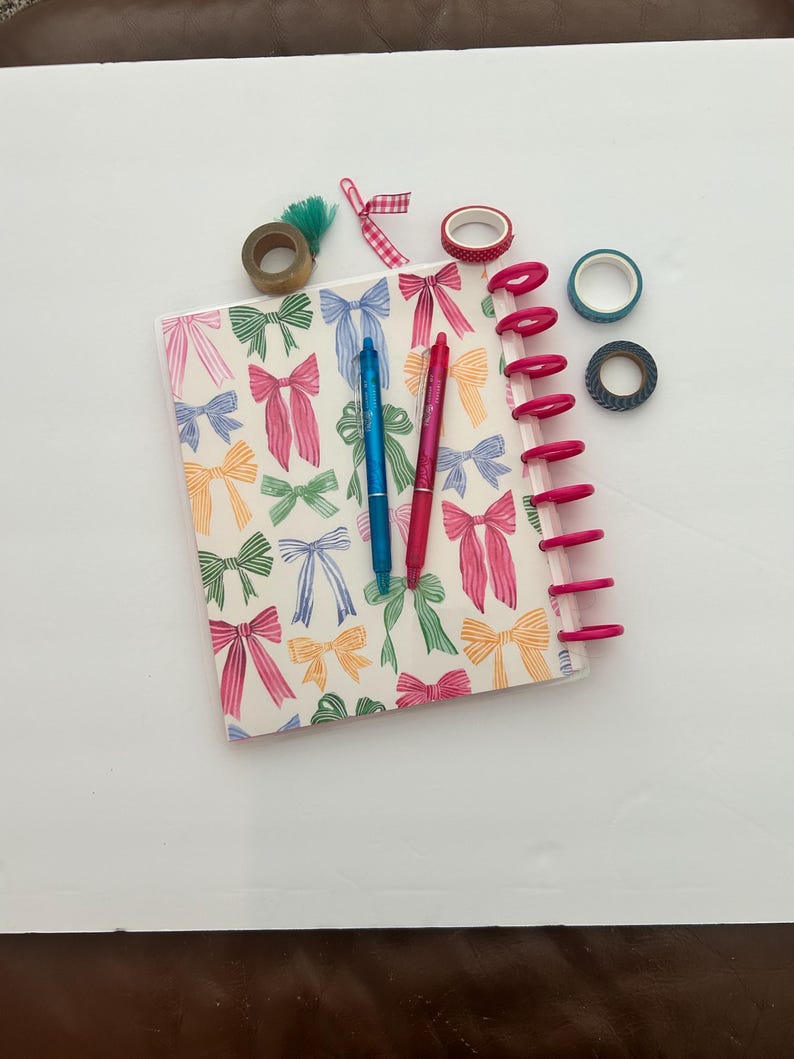 Handmade Disc Journal Cover With Coordinating Discs • Boho Planner ...