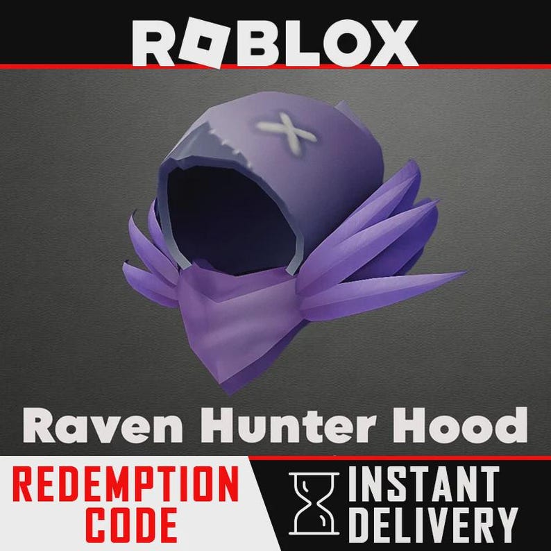 Roblox Raven Hunter Hood - Tower Defense Simulator Digital Code FAST ...