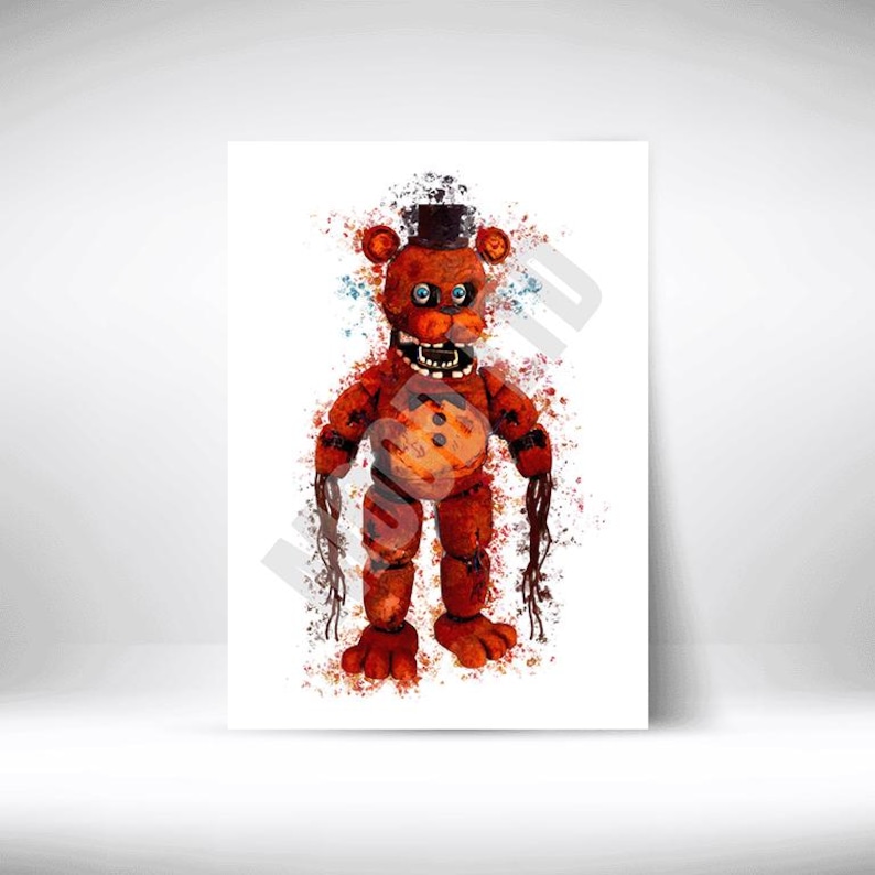 Fnaf - Five Nights at Freddys Wall Art Prints, Set of 9, A4 29.7 X 21 ...