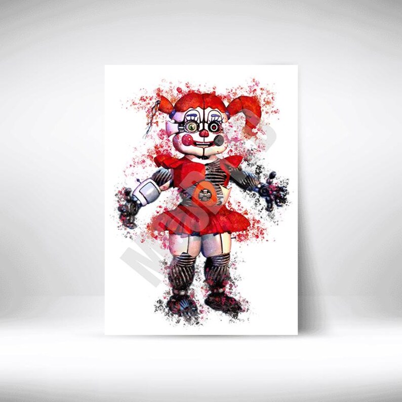Fnaf - Five Nights at Freddys Wall Art Prints, Set of 9, A4 29.7 X 21 ...