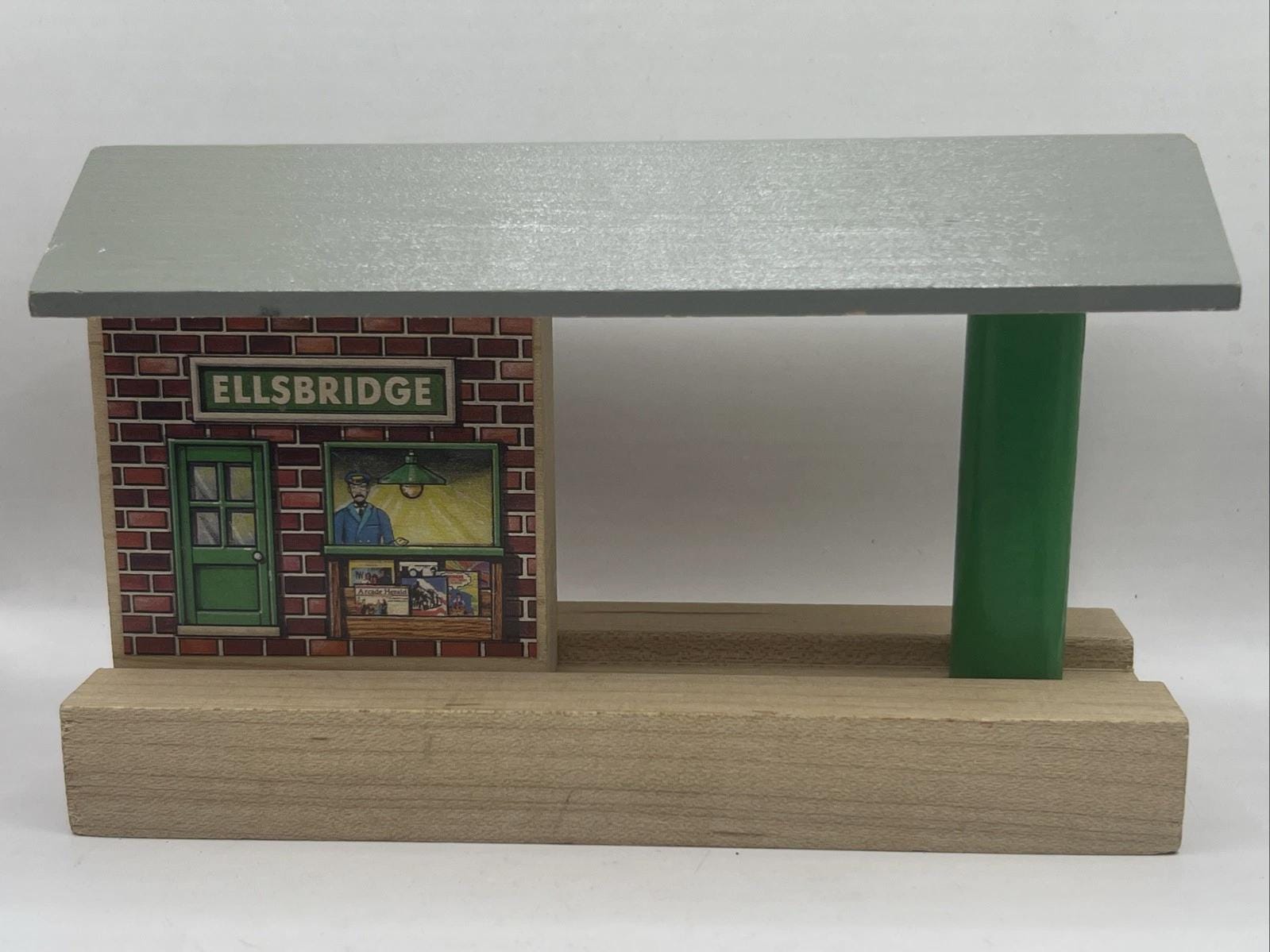 Thomas & Friends Wooden Railway Train ELLSBRIDGE PLATFORM STATION - Etsy