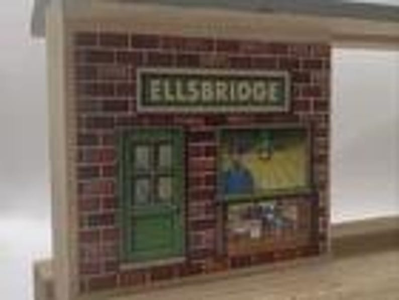 Thomas & Friends Wooden Railway Train ELLSBRIDGE PLATFORM STATION - Etsy