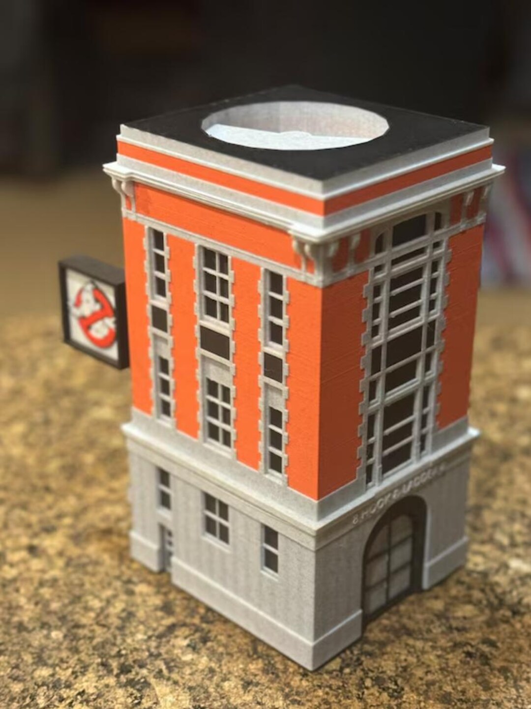 Ghostbusters Dice Tower STL File | 3D Printable Model | Digital ...