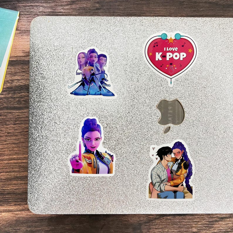 Kpop Demon Hunters Sticker Sheets,huntrix Sticker Set,korean Idol Movie ...