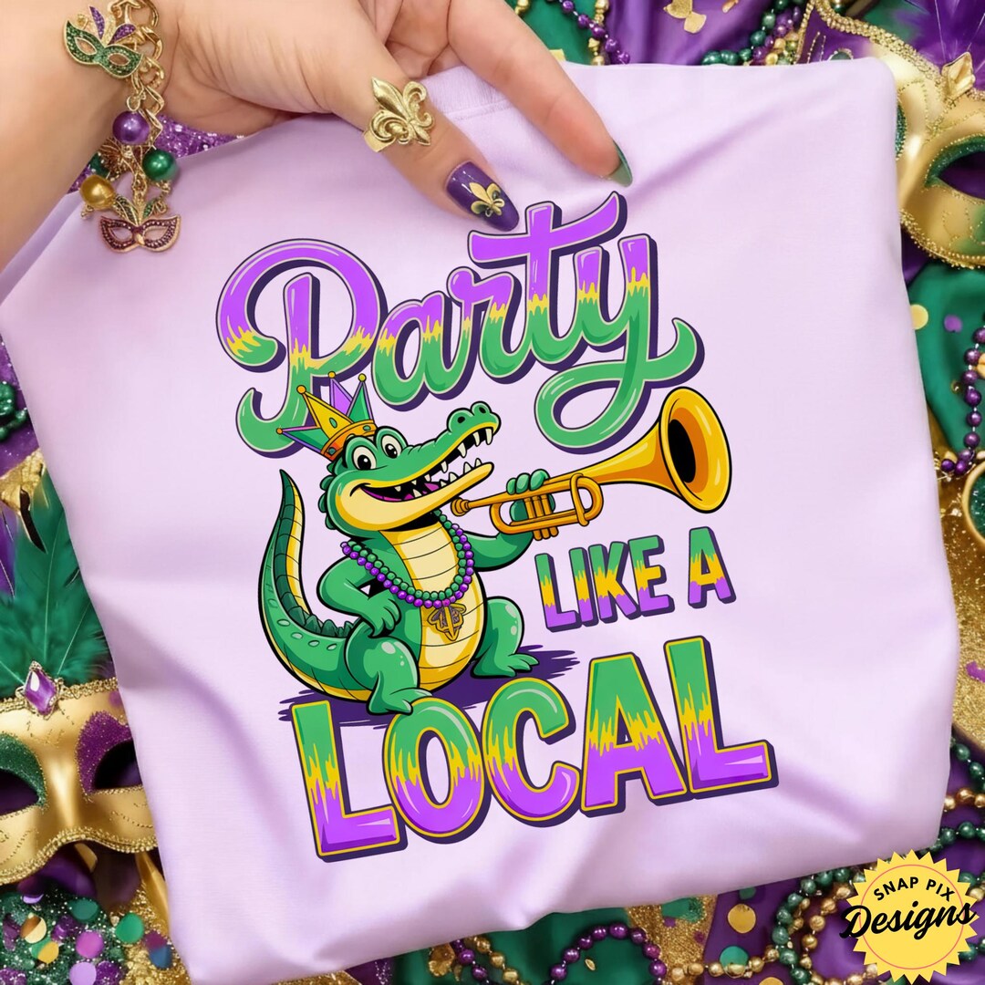 Mardi Gras Png,party Like a Local Png, Watercolor Mardi Gras Png ...