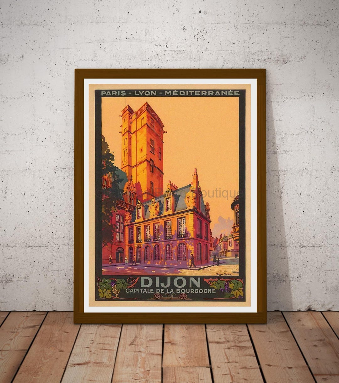 Vintage Dijon Poster, Retro Wall Art (matte Photo Paper Print) - Etsy
