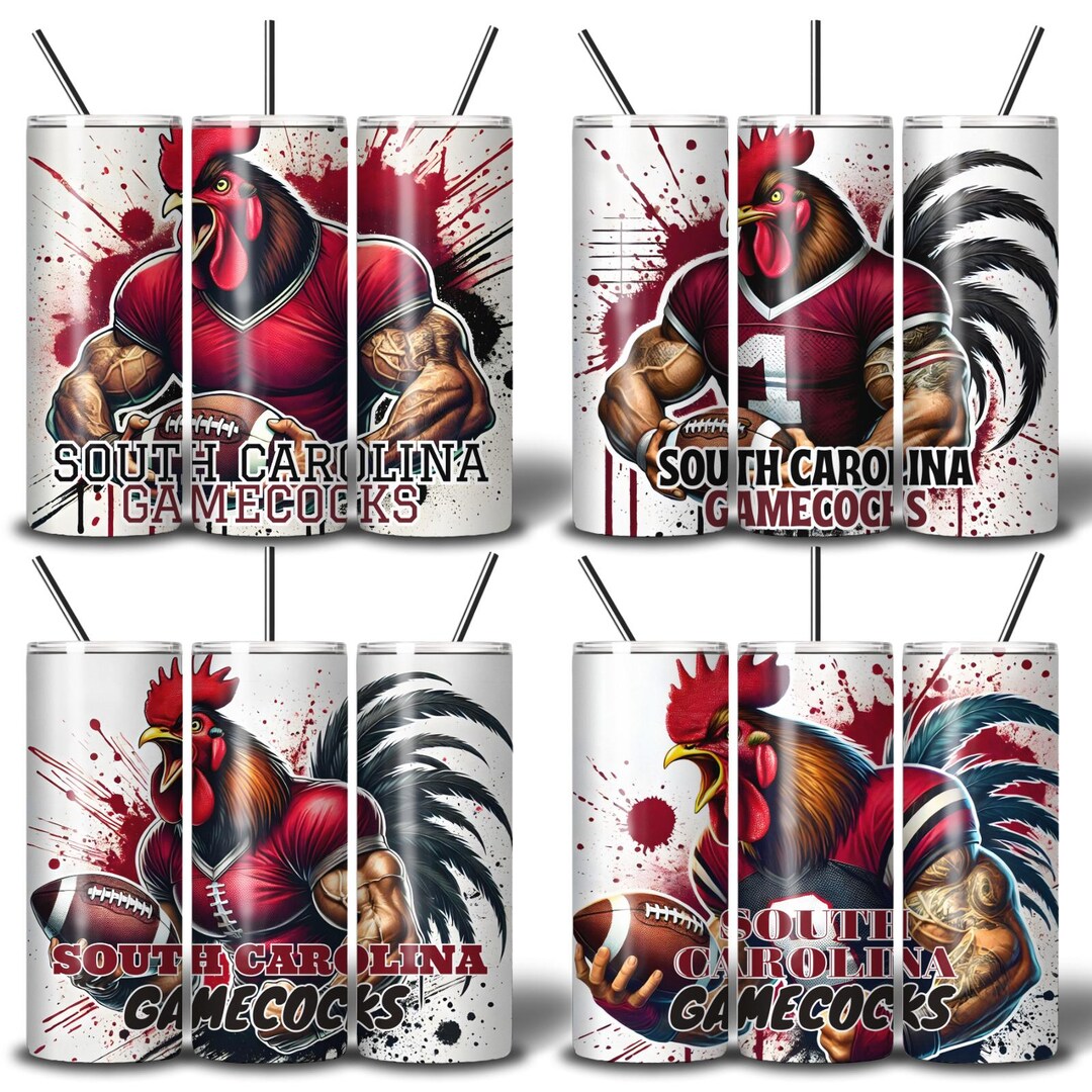 South Carolina 20oz Tumbler Wraps Bundle | Gamecocks | Skinny Straight ...