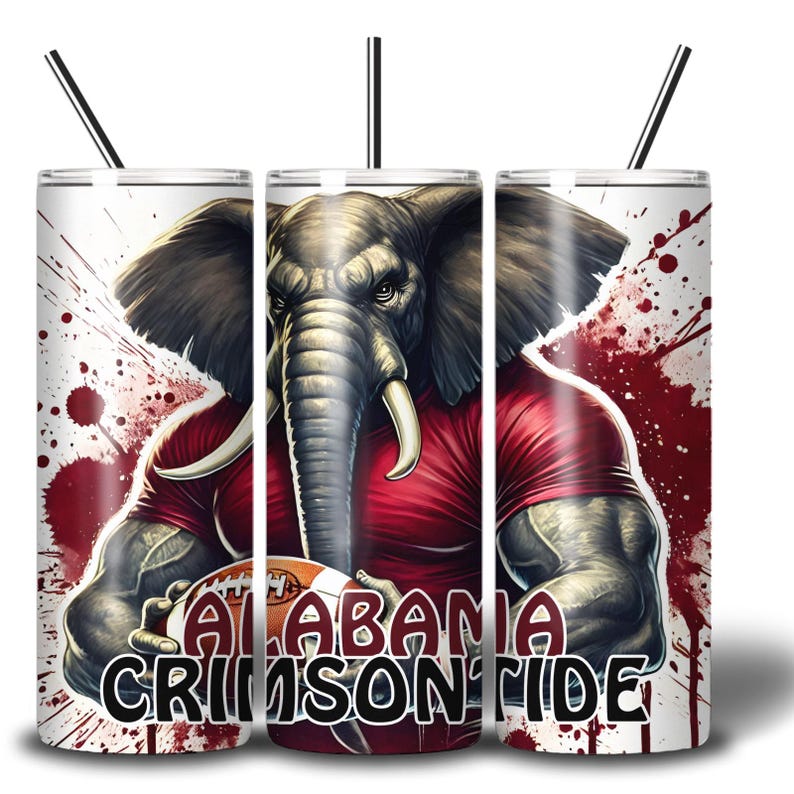 Alabama 20oz Tumbler Wraps Bundle | Crimson Tide | Skinny Straight ...