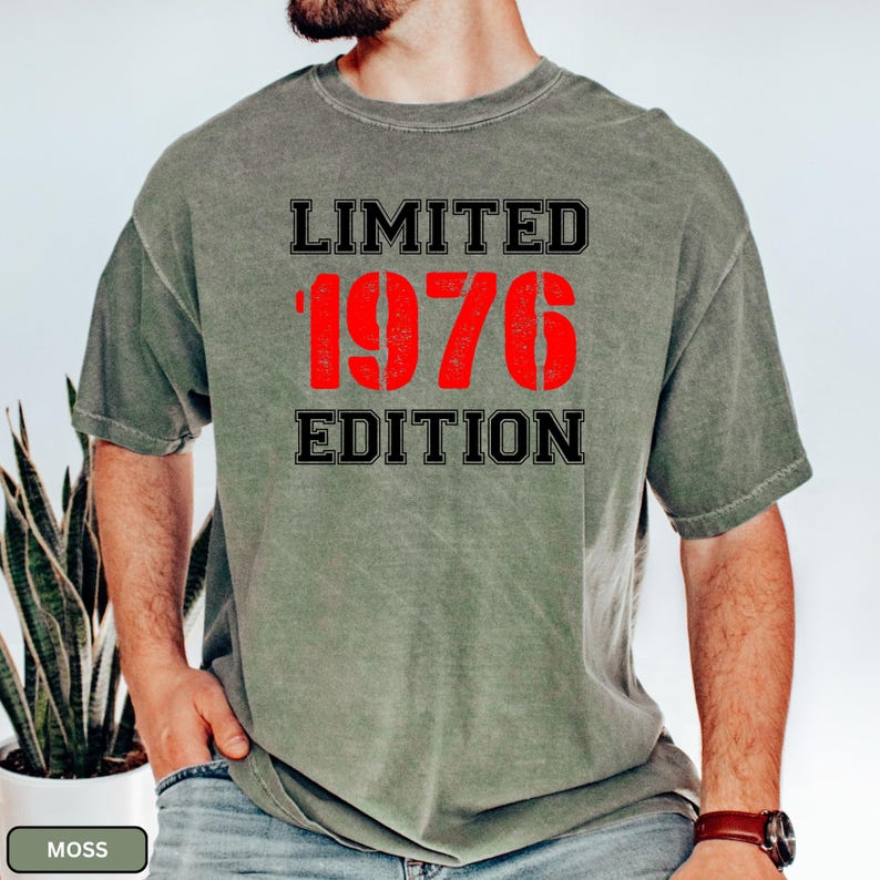 Comfort Colors Vintage Limited Edition Shirt, Retro Graphic Tee, Custom ...
