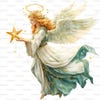 Christmas Cute Little Angel Clipart - Transparent Backgrounds for Easy ...