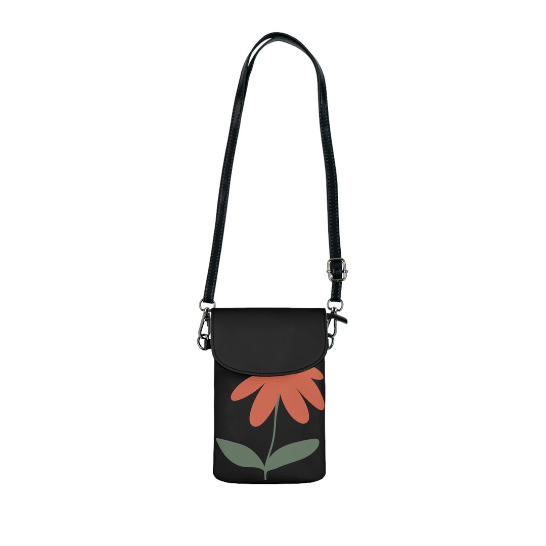 Stylish Small Cell Phone Bag, Stylish Small Cell Phone Wallet - Floral ...