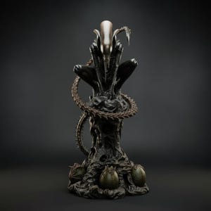 Alien Xeno Statue STL – 1/6 Scale Sci-fi Creature | High-detail ...