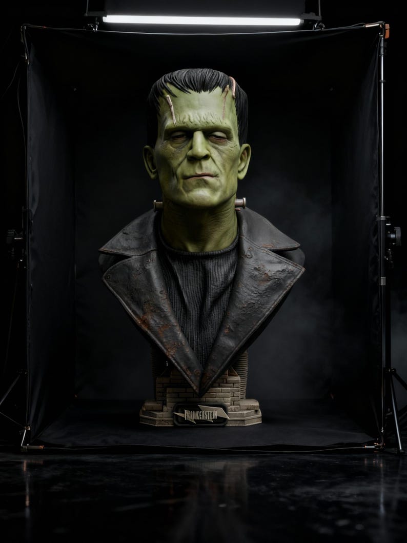 Frankenstein’s Monster Bust – High-detail Printable STL - Etsy