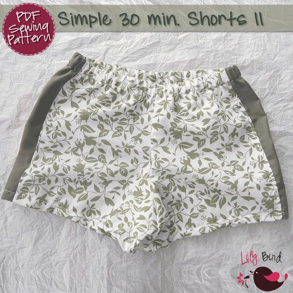 Girls Shorts Pattern - Etsy