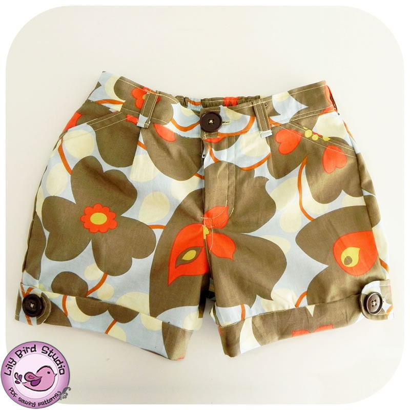 Girl Shorts Pattern - Etsy