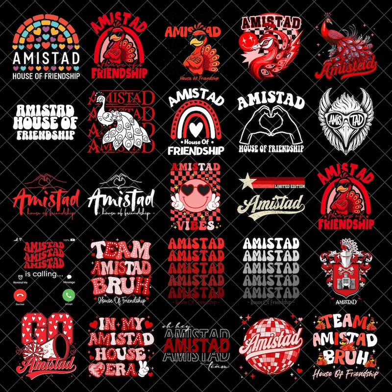House of Amistad Logo Png - Etsy