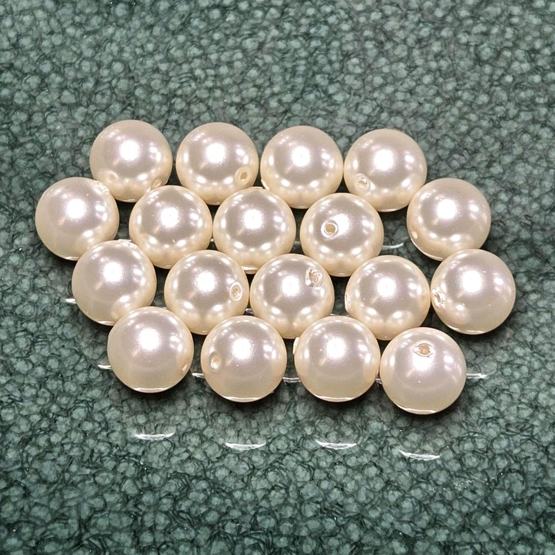 White Swarovski Crystal Pearl Beads (5810) 5mm/6mm/7mm - Etsy