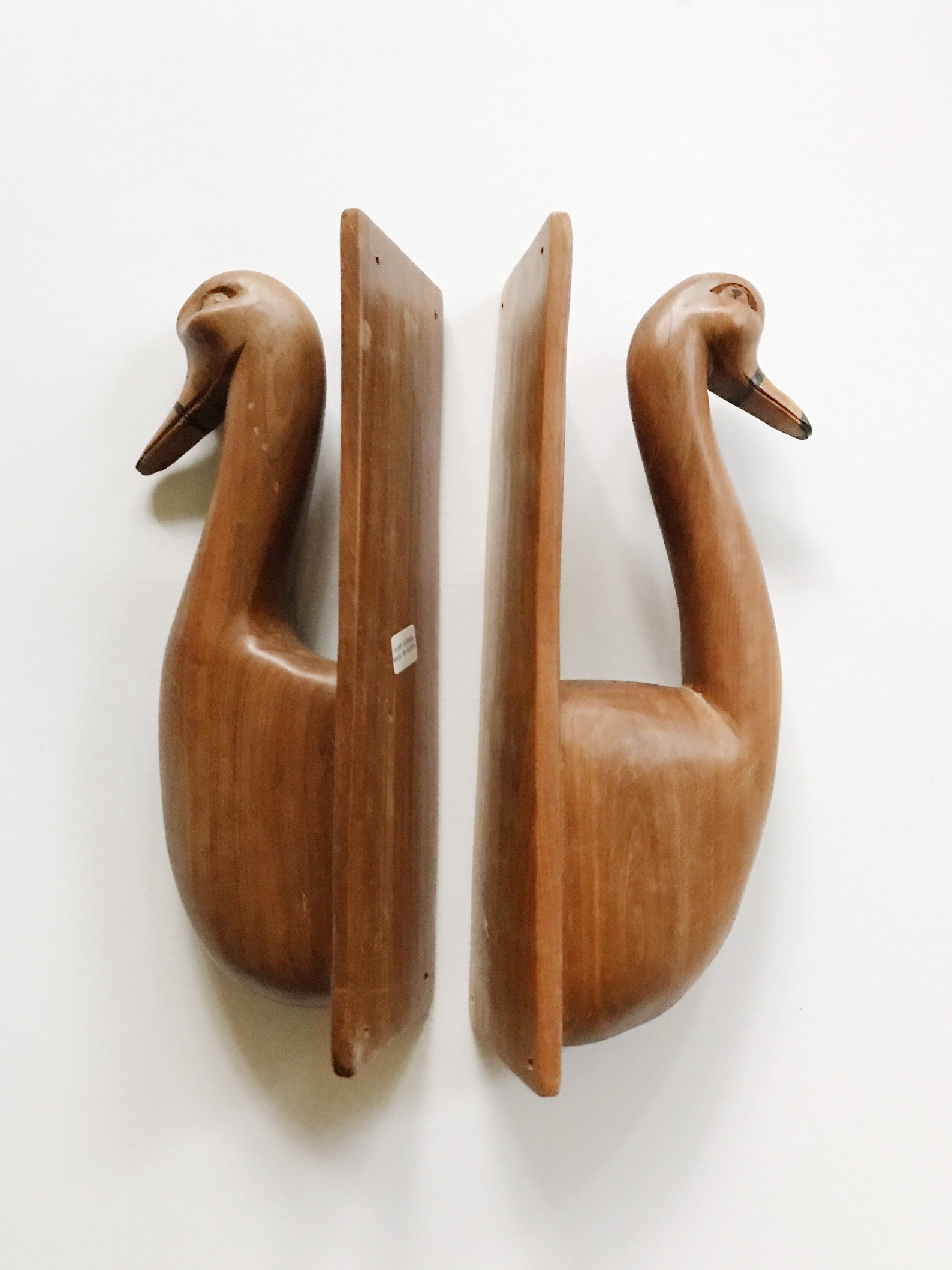 Vintage Wooden Geese / Goose Wall Hanging / Vintage Towel Holders - Etsy