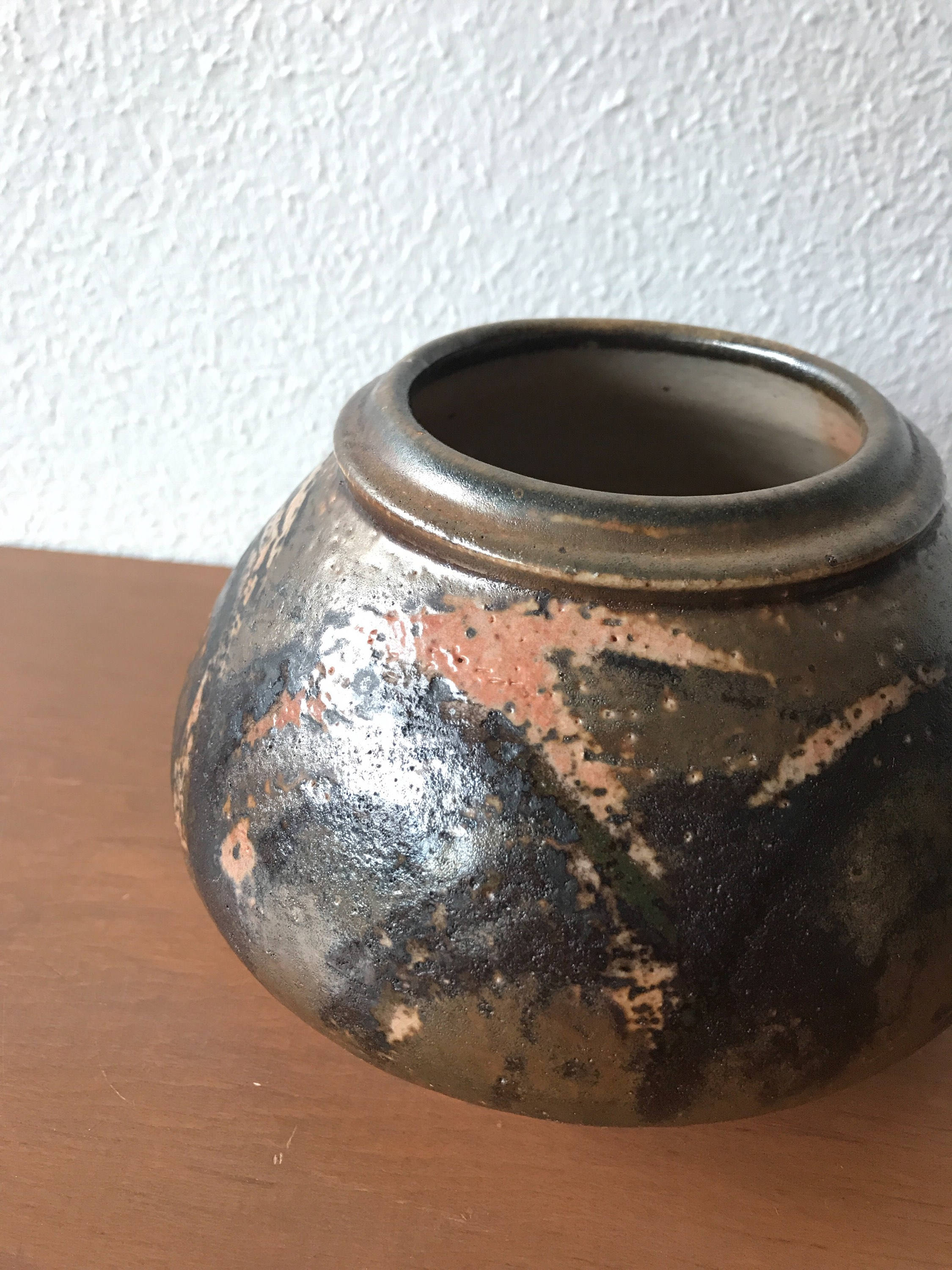 Vintage pottery / 70s pottery vase / studio pottery | Etsy