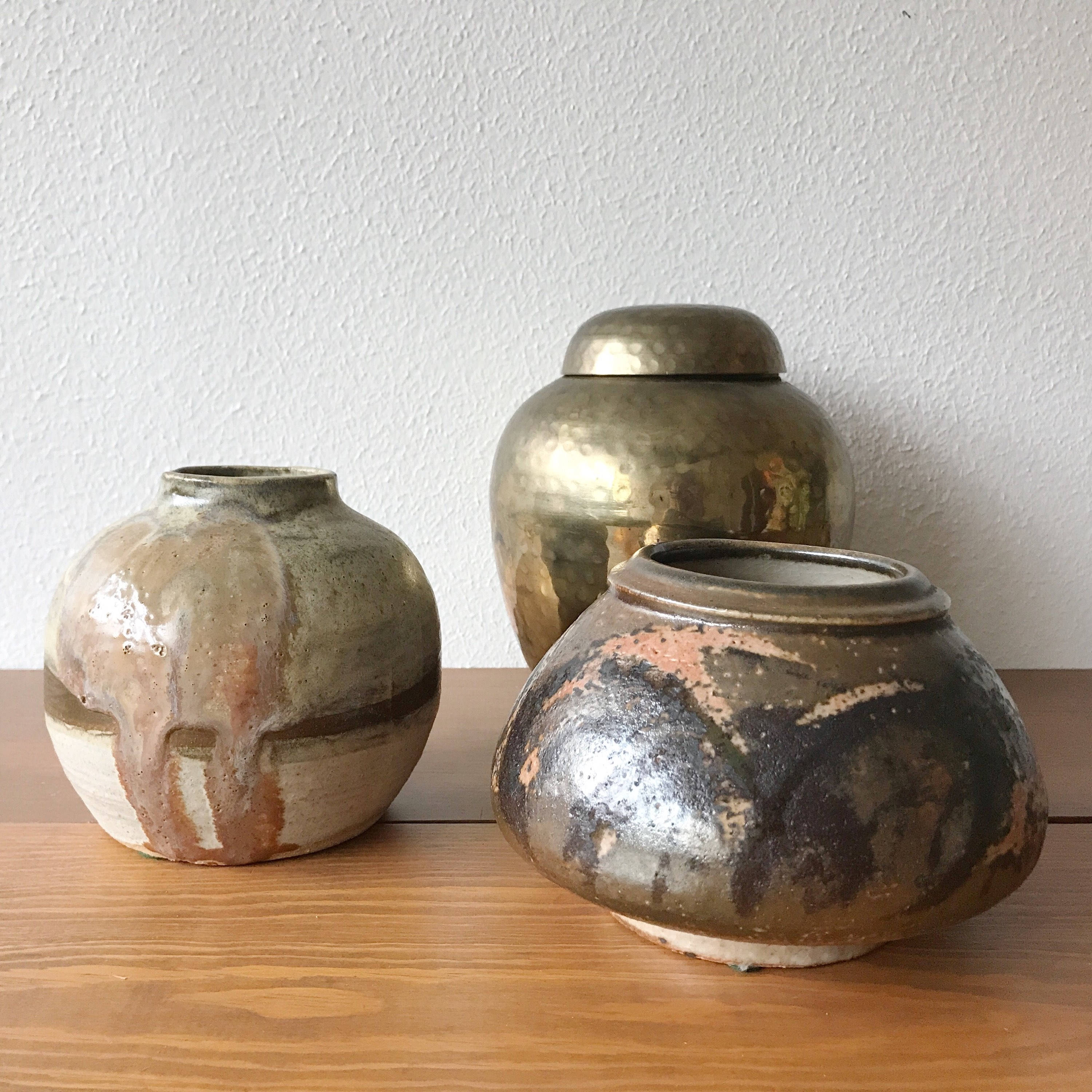 Vintage pottery / 70s pottery vase / studio pottery | Etsy