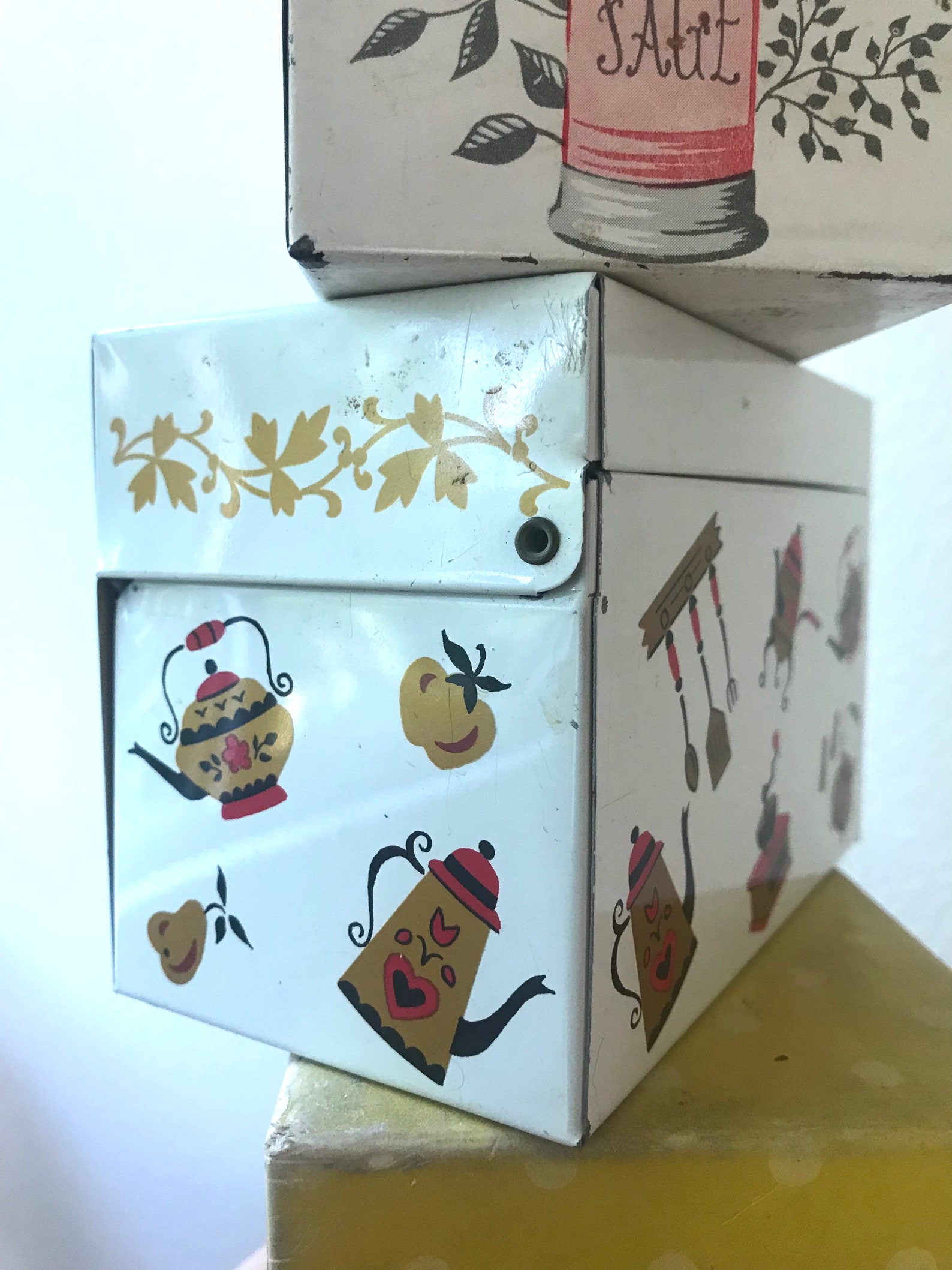 Vintage Recipe Boxes / 1960s Recipe Box Set / Vintage Recipes - Etsy