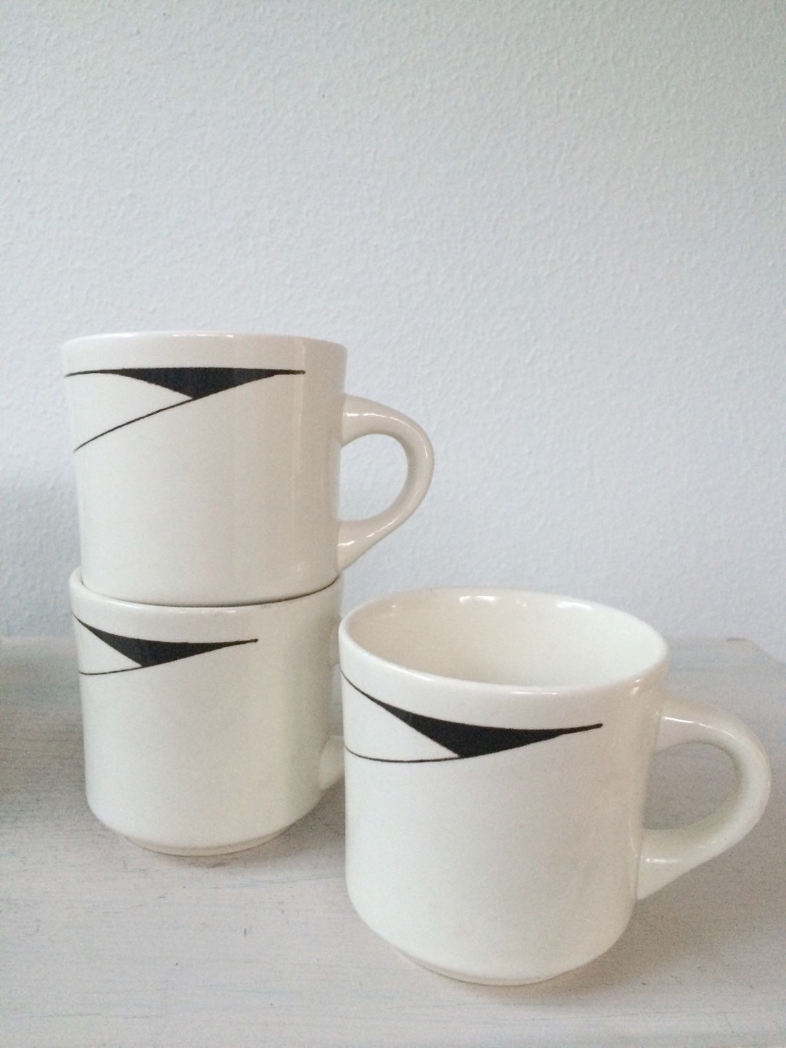 Vintage Cafe Mugs / Vintage Dinner Mugs / Coffee and Tea Mugs - Etsy