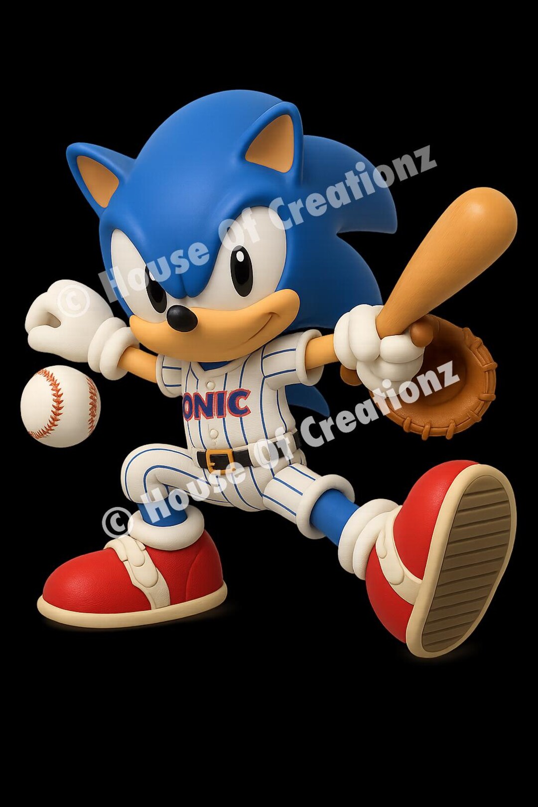 Sonic Baseball Themed (PNG File) - Etsy