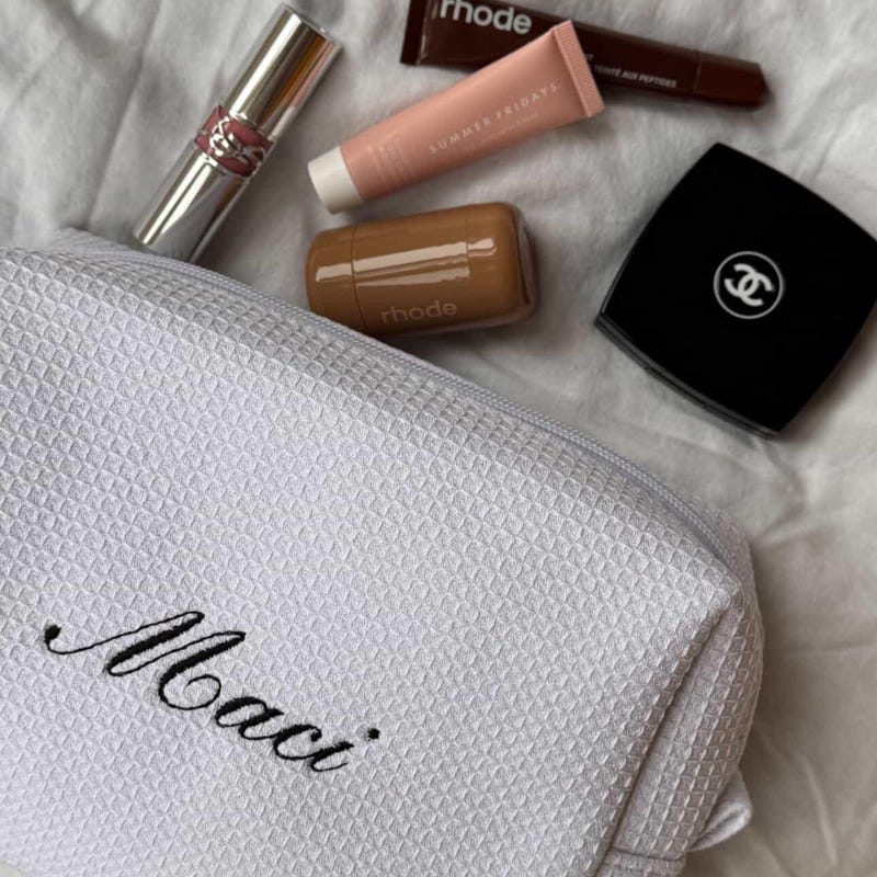 Embroidered Waffle Makeup - Etsy