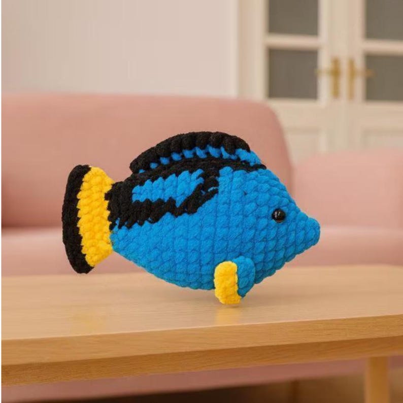 4 in 1 Ocean No-sew Crochet Pattern – Amigurumi Dory, Nemo, Mussel ...