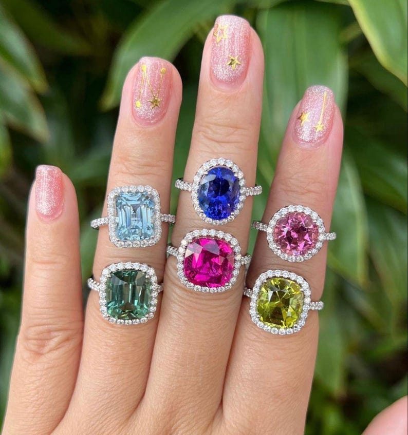 The Eternal Grace Ring, Celeste — the Ring of Light, Couple & Wedding Rings, Customized Looks - Etsy