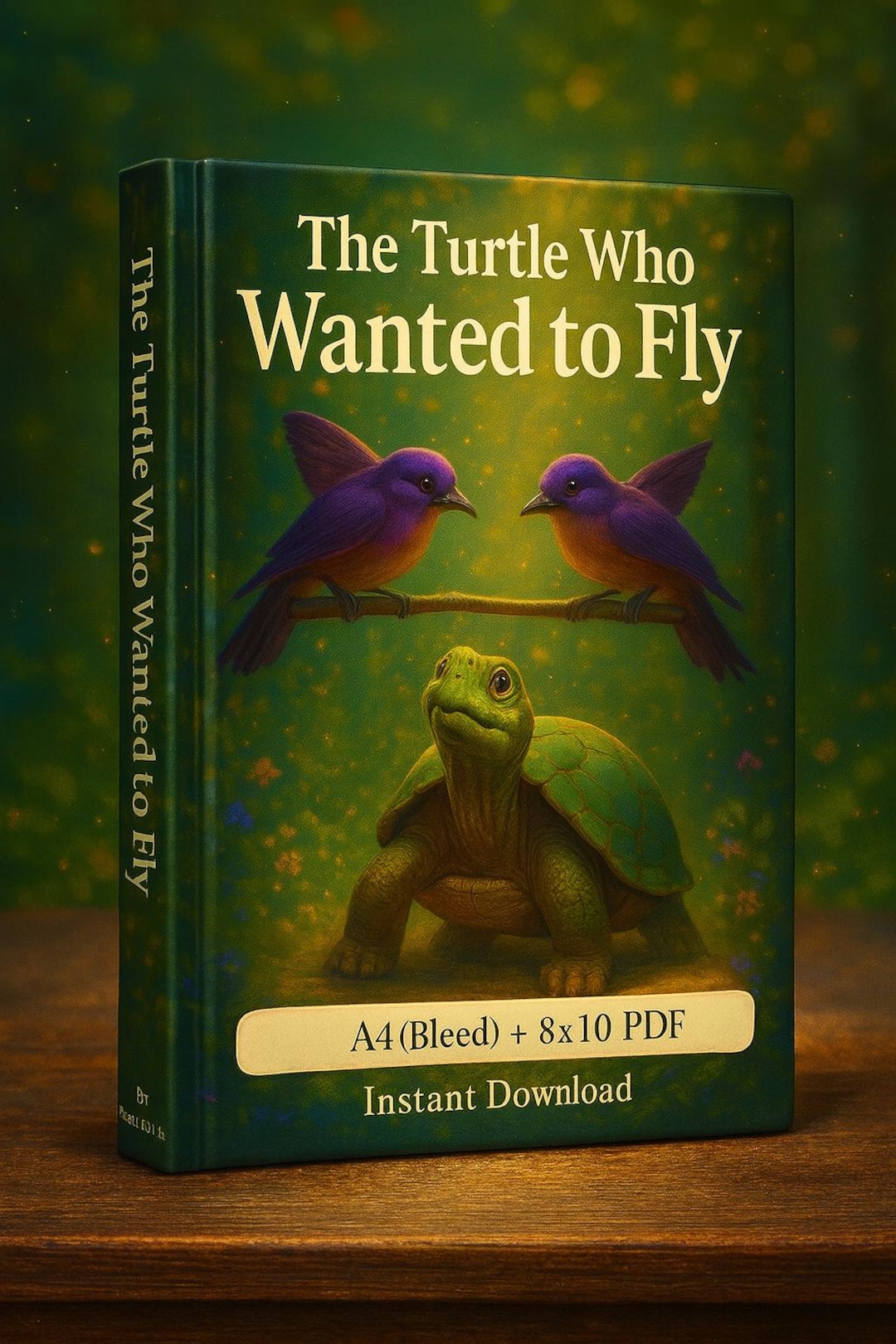 Kids Storybook PDF – the Turtle Who Wanted to Fly – 28 Pages – A4 ...
